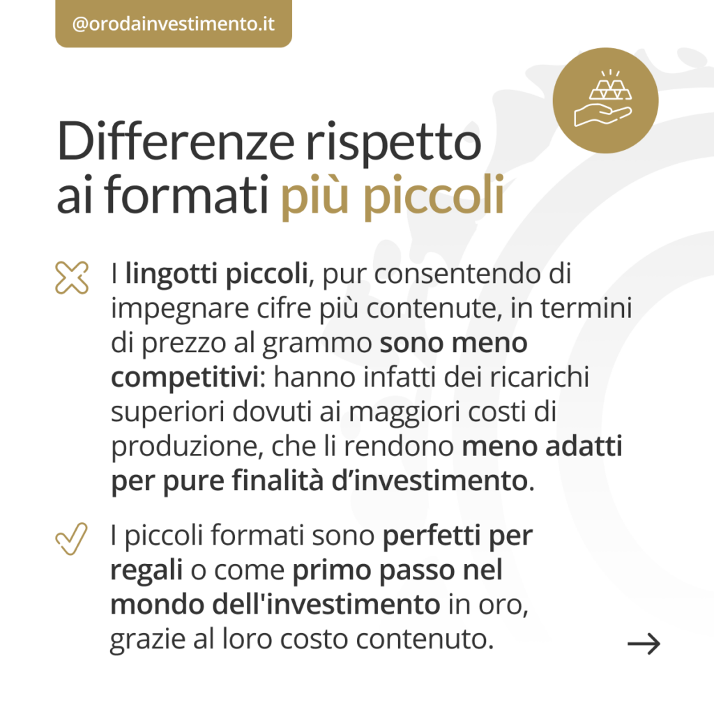Lingotto d'Oro 100 grammi » Orogenesi | Orodainvestimento.it
