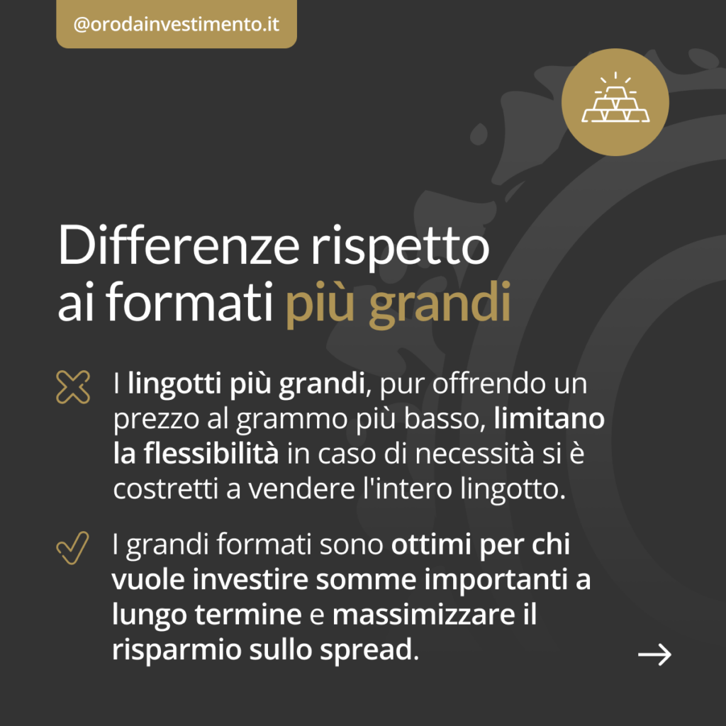 Lingotto d'Oro 100 grammi » Orogenesi | Orodainvestimento.it