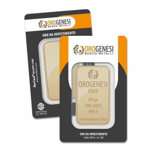 Lingotto d'Oro 100 grammi » Orogenesi | Orodainvestimento.it